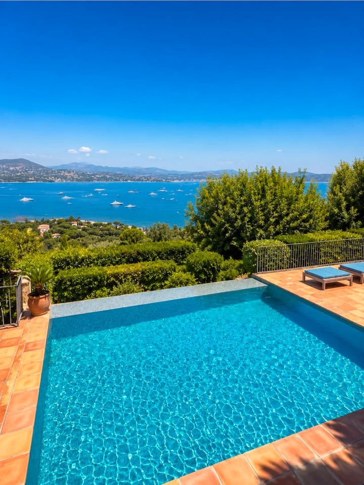 Très Belle Villa, Vue Mer, 4 Chambres, Climatisée - La Croix-Valmer