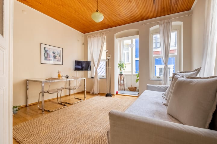 Bright Apartment Located In A Historic Building - İstanbul