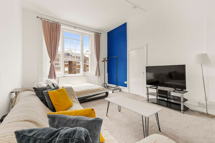 Bright Central 1-bed · Paddington + Hyde Park - Marylebone