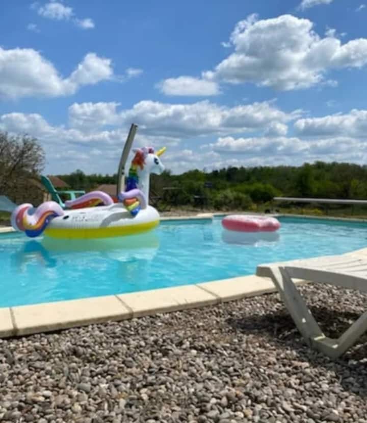 Aquitaine Périgord Maison Isolée Piscine Privée - Monpazier