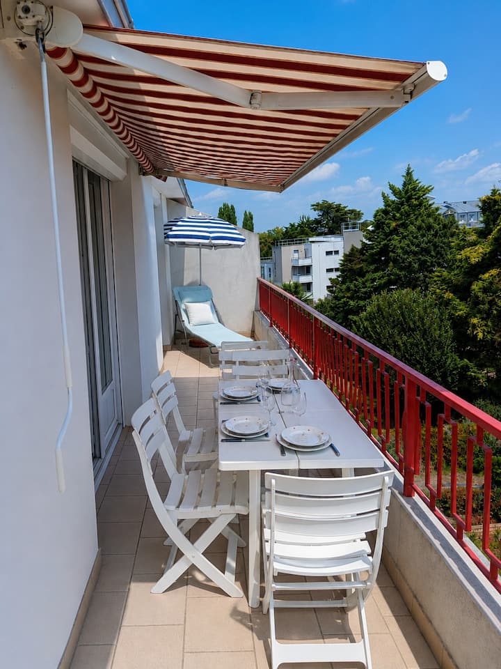 2 Ch Balcon Parking Privé Ascenseur - La Baule-Escoublac