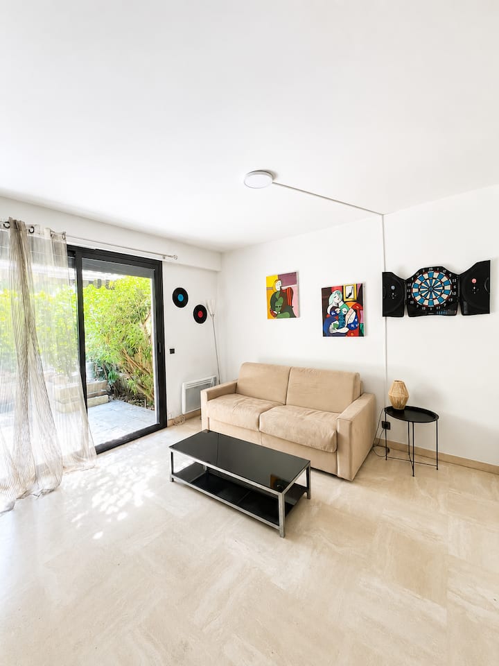 Appartement Cannes Piscine, Tennis, Centre à Pied - Cannes