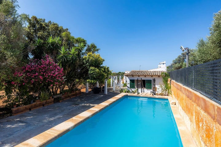 Finca Con Piscina En Cala Bona, Bbq Y Wifi - Cala Millor