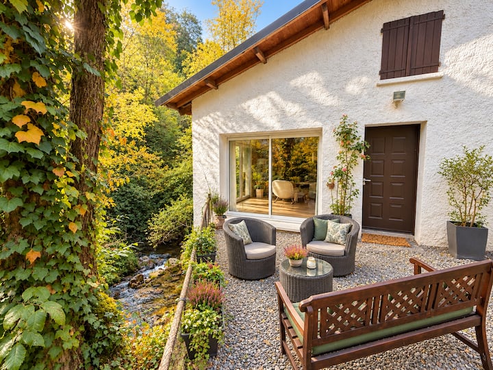 Au Moulin, Gîte Caché Entre Rivière & Forêt - France