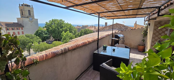 Loft Avec Terrasse Panoramique Centre Historique - Pertuis