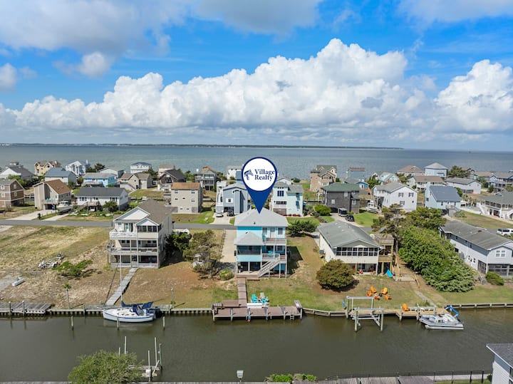 Canalfront | Private Boat Dock | Hot Tub | Pool - Manteo, NC
