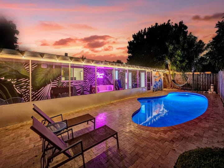 Brekke Water | Pool & Bbq | Fully Renovated - Pompano Beach, FL