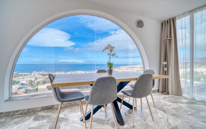 Amazing Ocean View Villa With Private Jacuzzi - Adeje