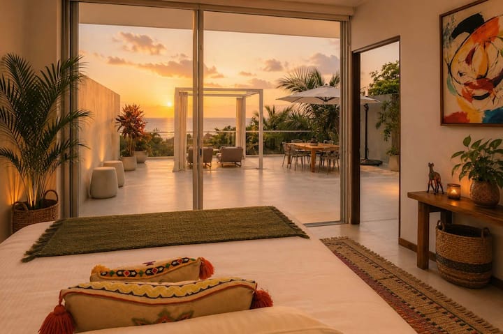 Beachfront Bliss | Private Balcony & Ocean Views - Punta Mita
