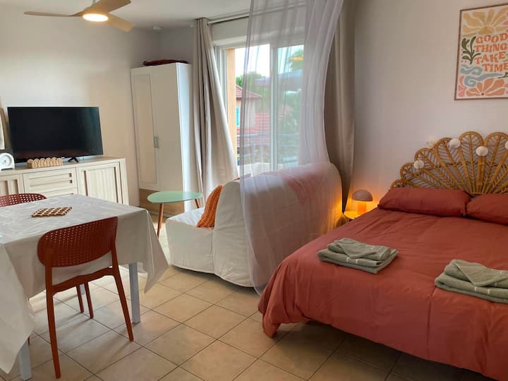 - Studio Cosy Au Cœur Des Vignes Avec Piscine - - Frankrijk