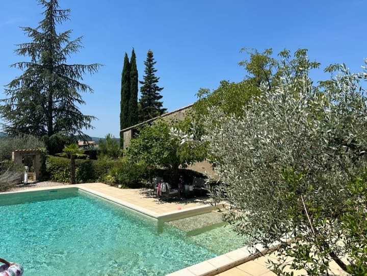 Maison En Drôme Provençale Vue Sur Le Ventoux - Mont Ventoux