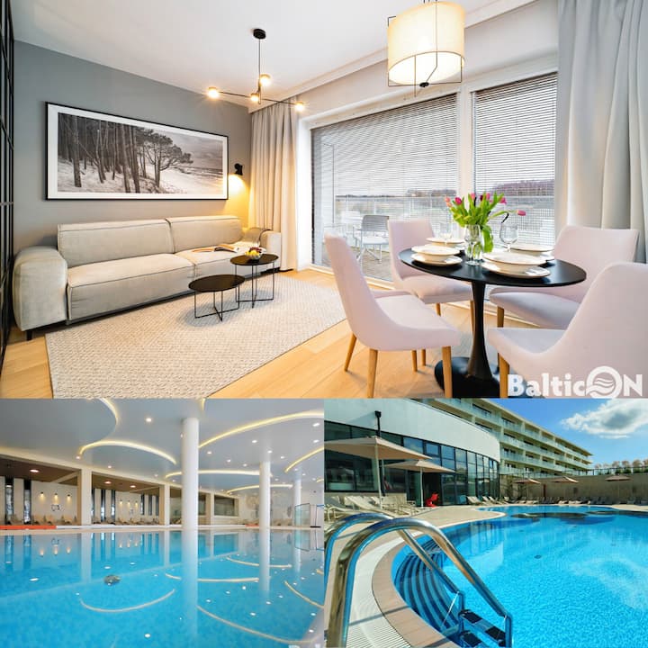 1-room Apartment-indoor Pool, Sauna, Gym - Grzybowo