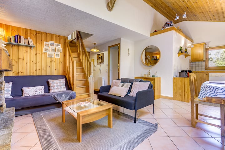 Duplex 52m2 | Fireplace | Parking | Balcony - Saint-Gervais-les-Bains