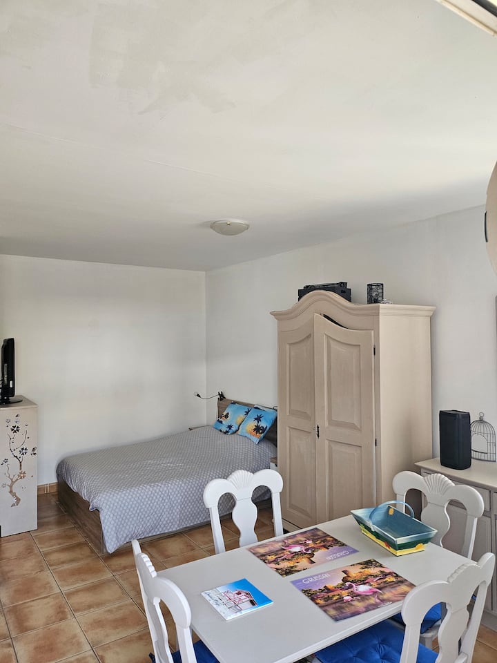 Studio Cosy Avec Terrasse Plage Des Chalets - Gruissan