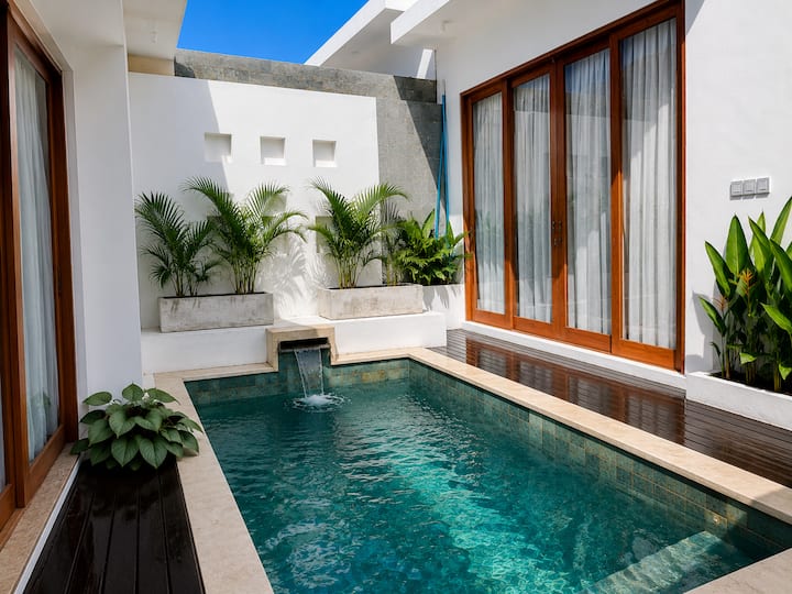 1br With Office & Private Pool Close To Seminyak - Bali