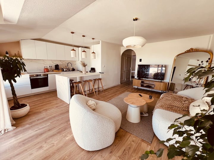T3 Design 60m² Idéal Pro Airbus & Gare - Pibrac
