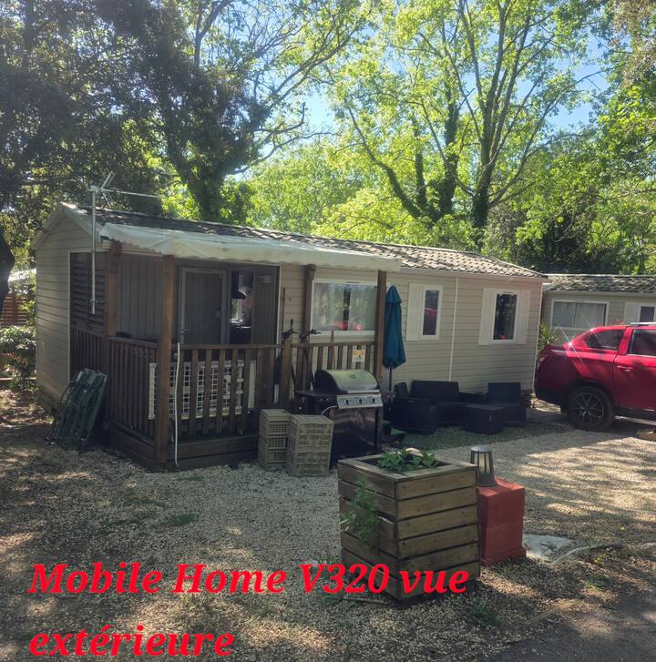 Mobile Home 3 Chambres Piscine - Vallon-Pont-d'Arc