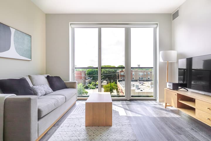 Blueground | Edgewater, Gym, Nr Lake Michigan - 埃文斯頓