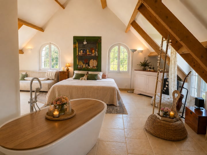 Loft Calme Vue Sur Mer Et Petit Déjeuner Inclus - Saint-Jacut-de-la-Mer