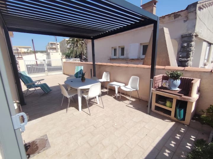 Maison Familiale à 100m De La Plage - Clim_parking - Gruissan