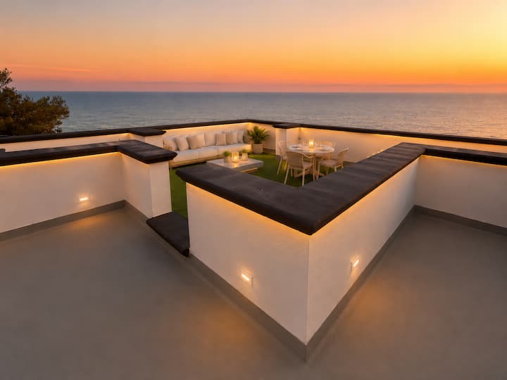 Sea View Villa. 19 Beds. Large Garden. Beach. Spa. - Leporano