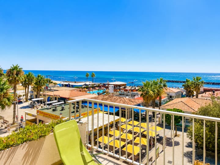 Terrasse Vue Mer - Accès Direct - Mole - Clim - Agde