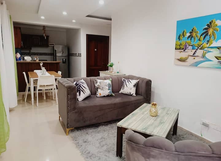 Apartamento Con Piscina Cerca A Playa Bibijagua - Punta Cana