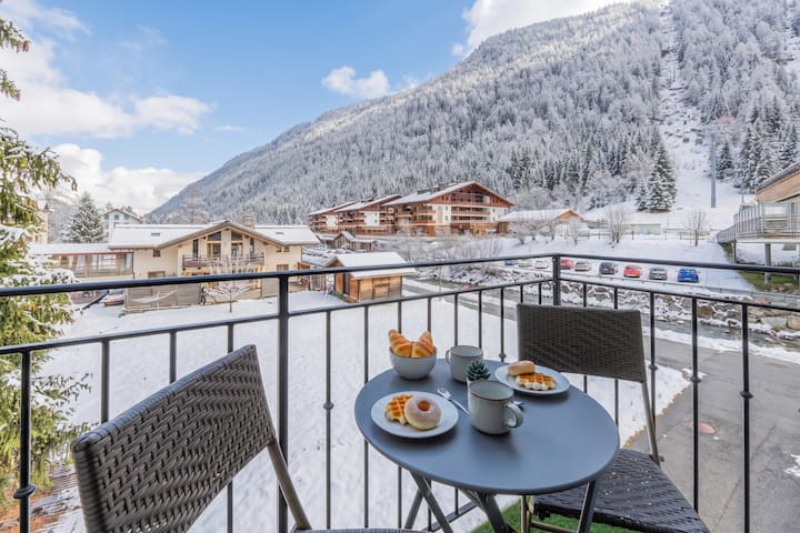 V Balme 13: Beside Ski Lift; Pool, Sauna & Gym - Vallorcine