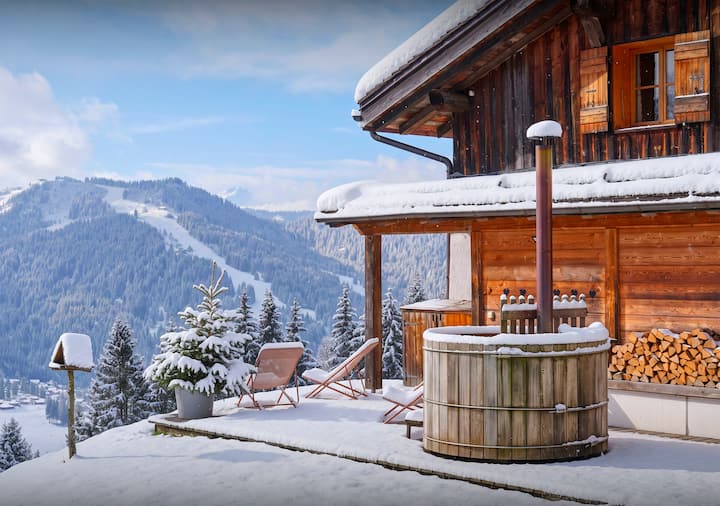 Ancienne Ferme Au Charme Traditionnel - Les Gets