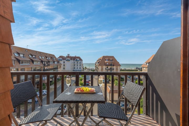 Le Balcon Du Grand Cap - Vue Mer - Welkeys - Blonville-sur-Mer