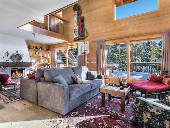 Chalet Spacieux Près Des Pistes Avec Terrasse Sud - Courchevel