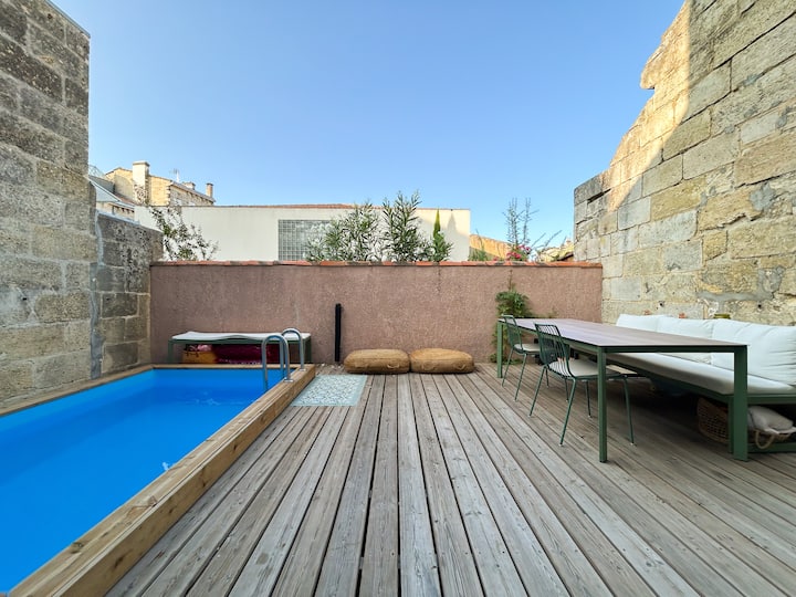Elegante Maison Bourgeoise Avec Piscine Bordeaux - France