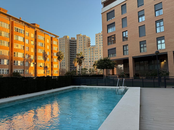 Cosy Luxe Apartment Next To The Turia River Park - Valencia
