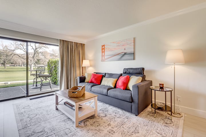 Patios & Golf Course Views: Silverado Resort Condo - Napa, CA