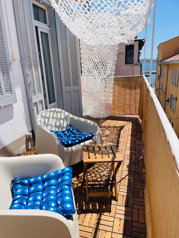 Appartement Port - Terrasse, Clim, Parking - 4p - Sanary-sur-Mer