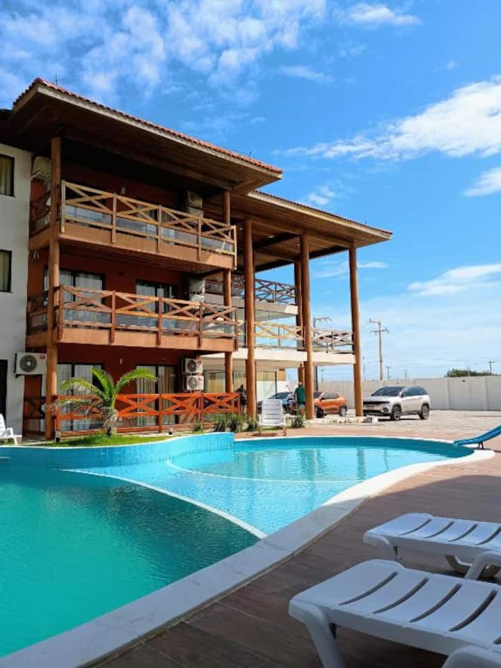 Flat Em Condomínio Bonito, A 300 M Da Praia. - Luís Correia