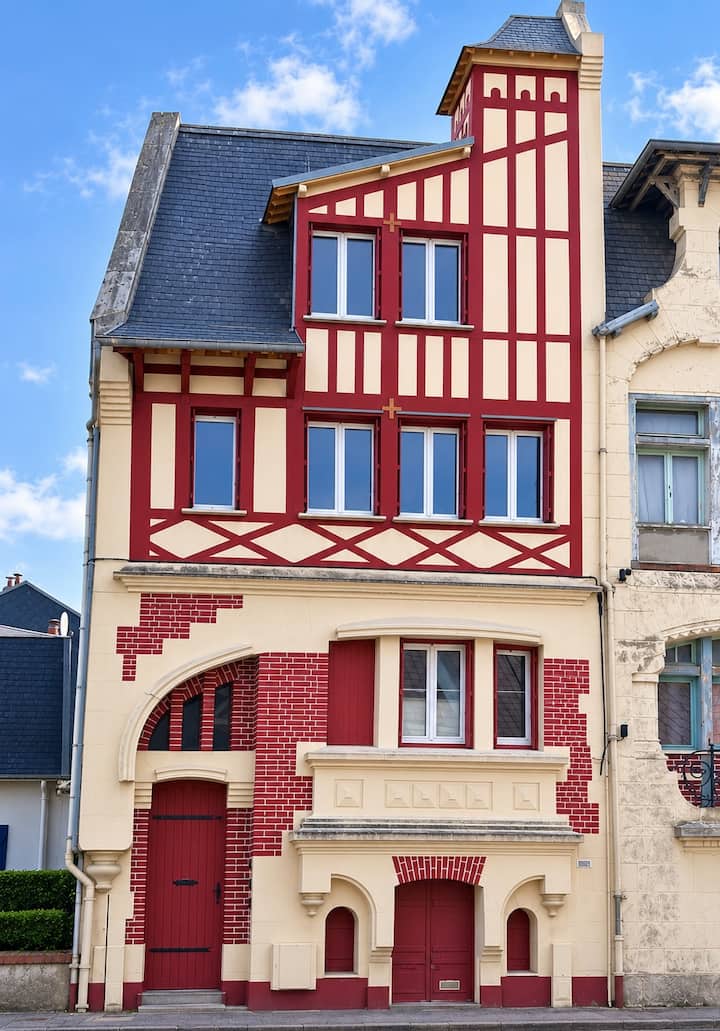 Villa Entière - 3 Appartements - Terrasse - 6 Pers - Mers-les-Bains