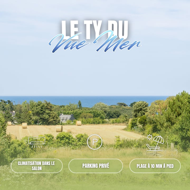 Le Ty Du Parking Privé, Plage à Pied & Vue Mer - Côtes-d'Armor