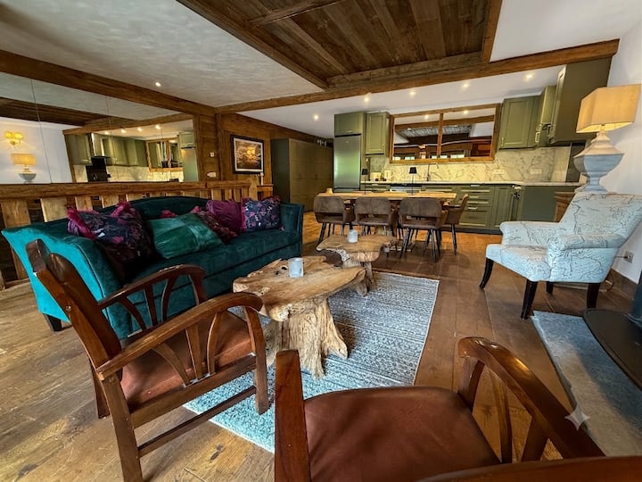 Spacious 3 Bdrm Chalet With Fireplace Views & Spa - Sainte-Foy-Tarentaise