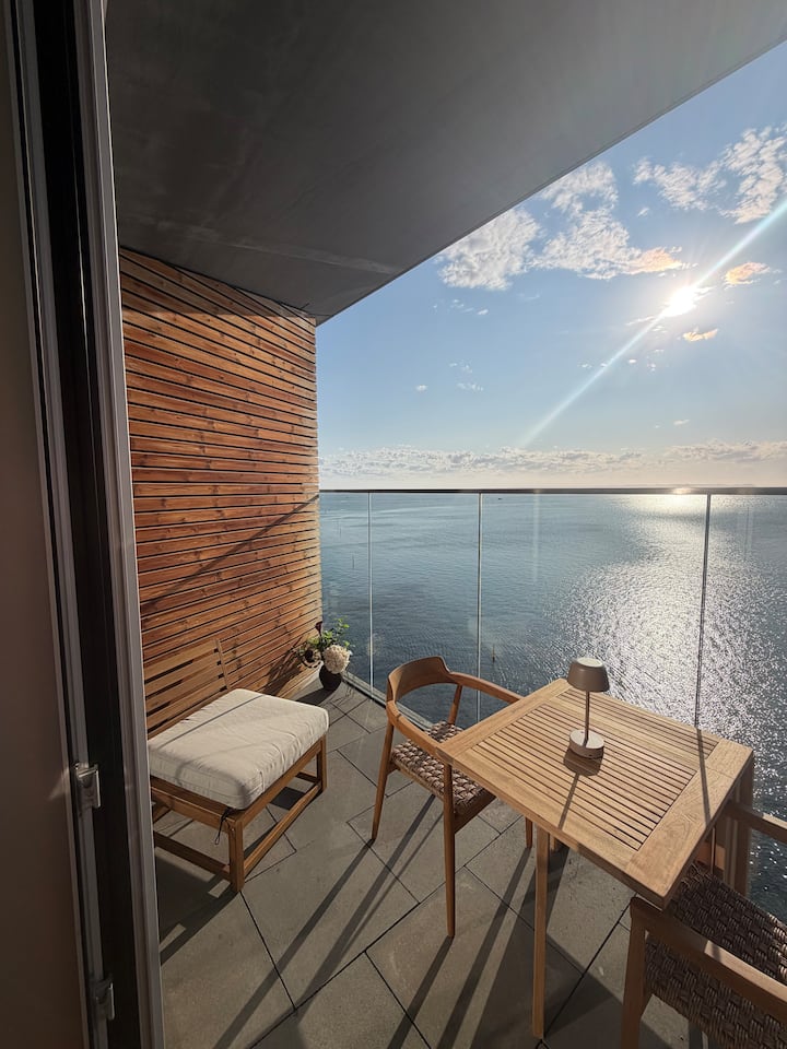 Lejlighed Med Havudsigt Og Sol - Aarhus