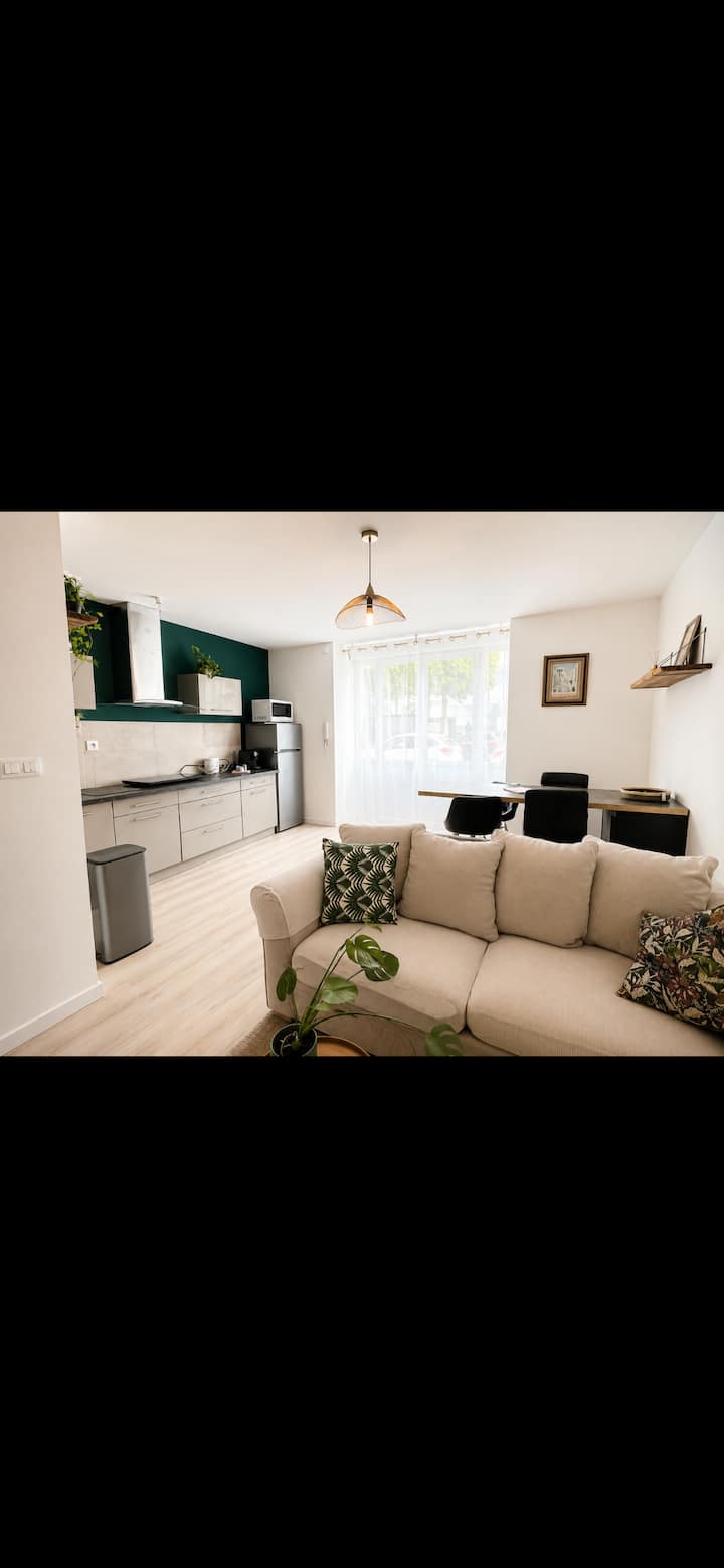 T2 35m2 Rénové * Jusquà 4 Voyageurs * Gare Nord - La Chapelle-sur-Erdre