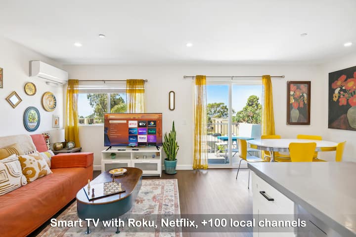 House W Balcony 10 Min To Sd Gaslamp, Dt 3br/3bth - San Diego, CA
