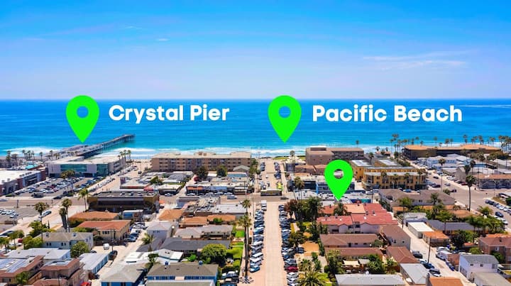 Coastal Villas Walk To The Beach! 4homes In One - San Diego, CA