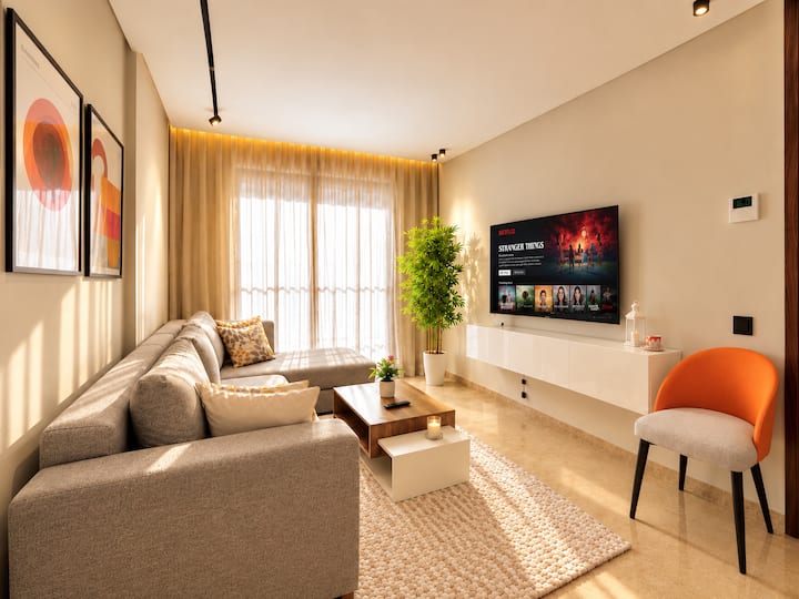 Cozy Flat | Free Parking | Big Sofa | Fast Wi-fi | - 