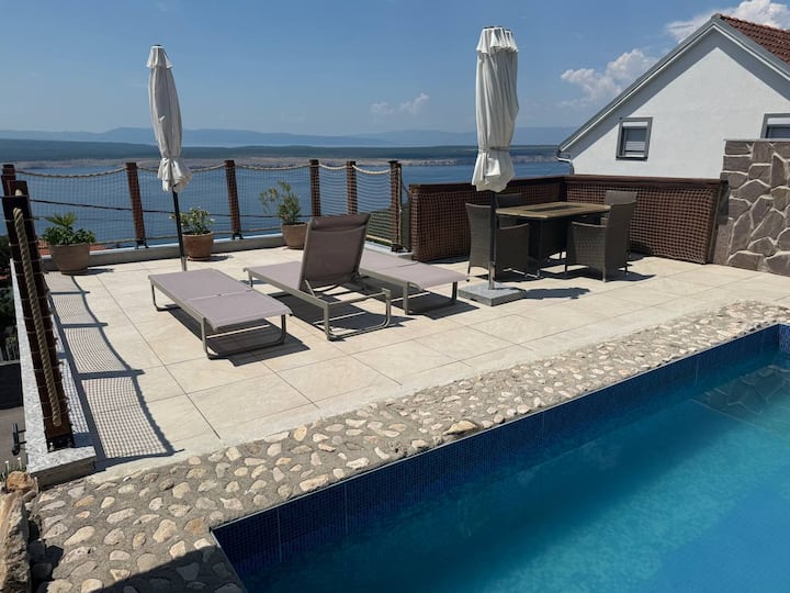 Villa Natura Mare  Meerblick & Ruhe - Selce, Horvátország