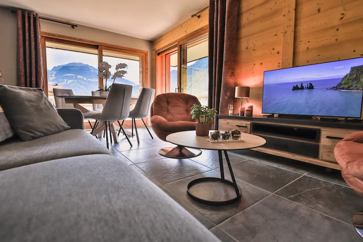 Angelus C101 - Superbe Appt Vue Montagne 4pers. - Saint-Jean-de-Sixt