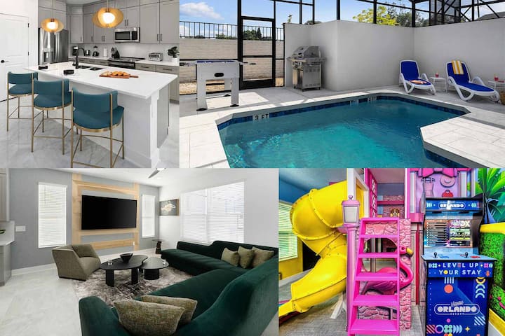 Villa Fantasia | Pool, Dollhouse Br - Near Disney - EDC Orlando