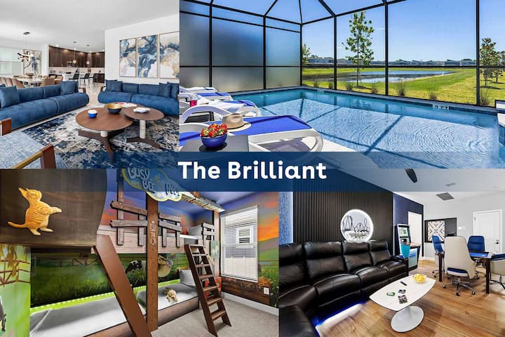 The Brilliant | Trendy New Home Mins To Universal - Orlando, FL