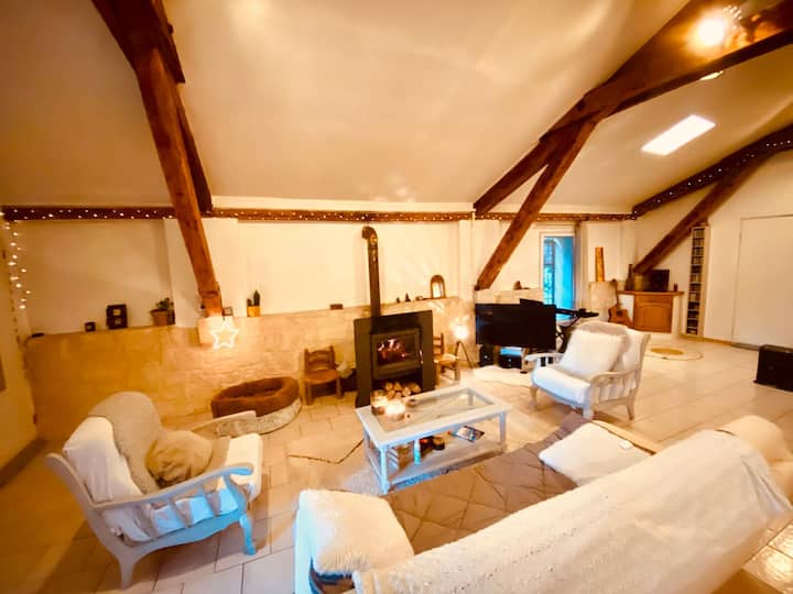 Le Cocon Dans La Prairie. Loft De Campagne. - Mouriès