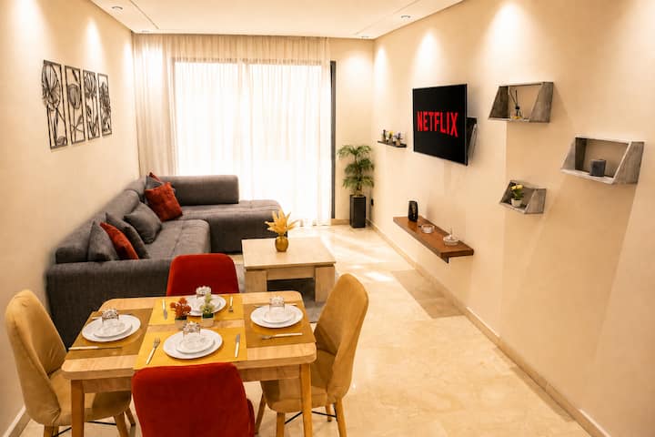 C115- Fabulous Ocean View Apt At City Center - Casablanca, Maroc